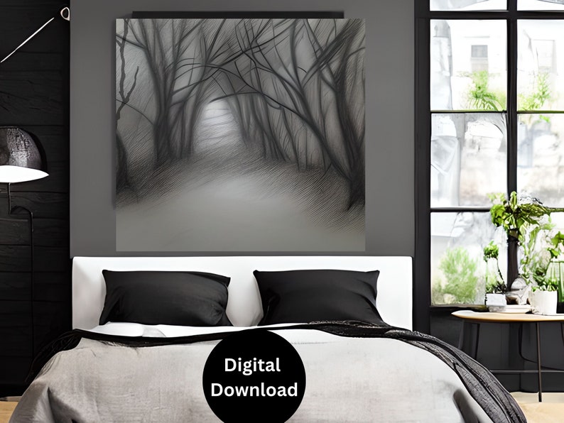 Shades of Serenity: A Digital Pencil Journey, Through Nature | Neutral ...