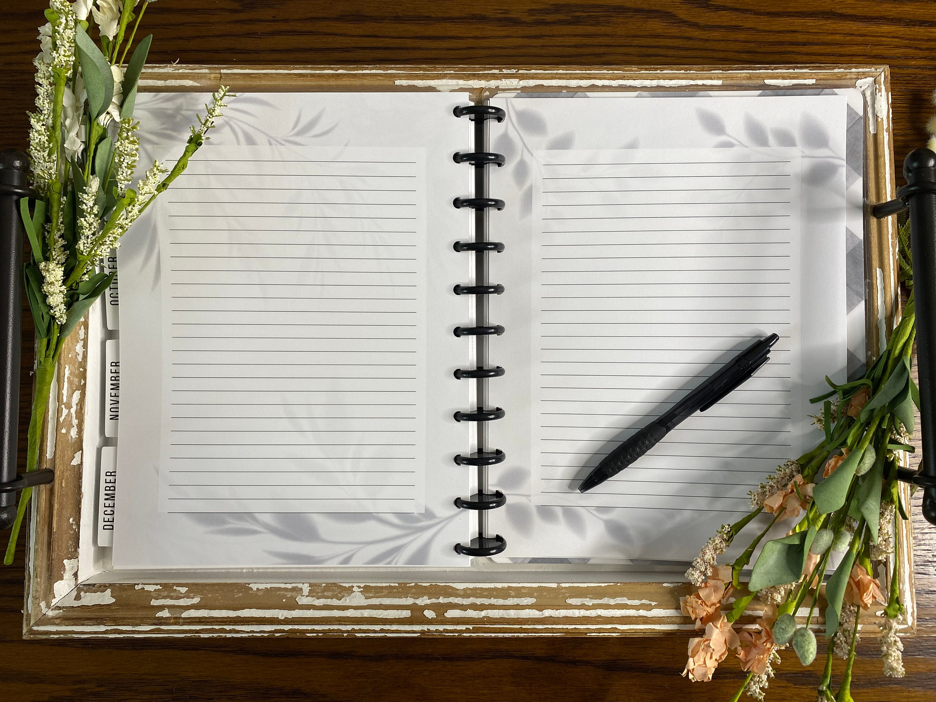 1” Black Plastic Discbound Discs | Binding Discs for Discbound Planners ...