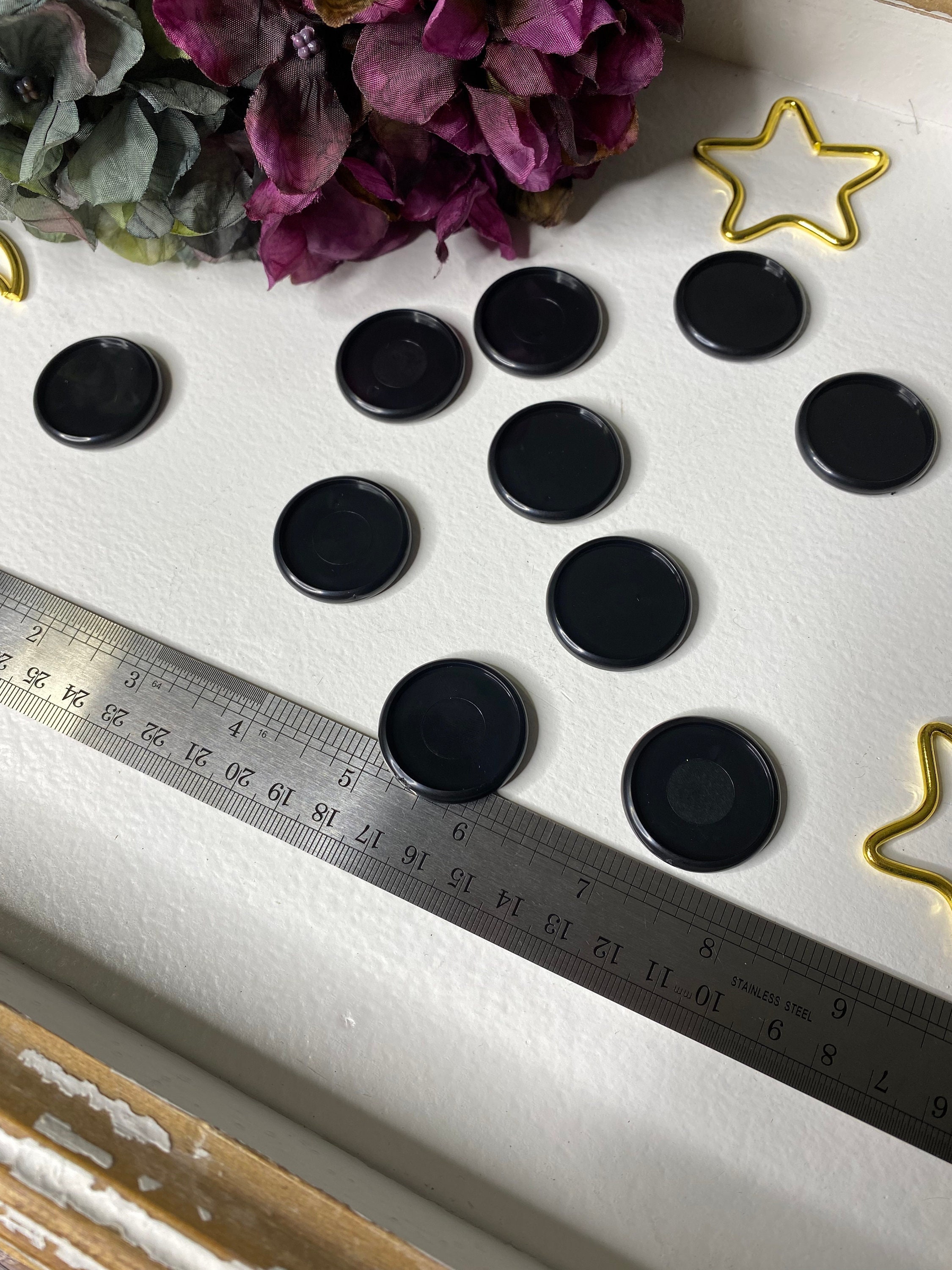 1” Black Plastic Discbound Discs | Binding Discs for Discbound Planners ...