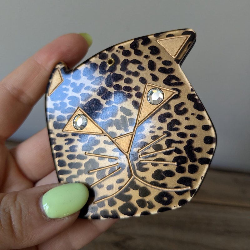 Cat Compact Mirror - Etsy