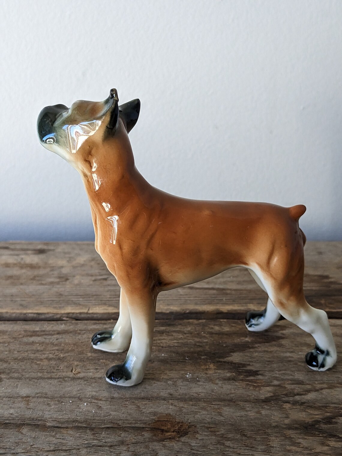 Vintage Small 3.5'' BESWICK Porcelain Dog, 1960s Boxer Figurine #3 ...