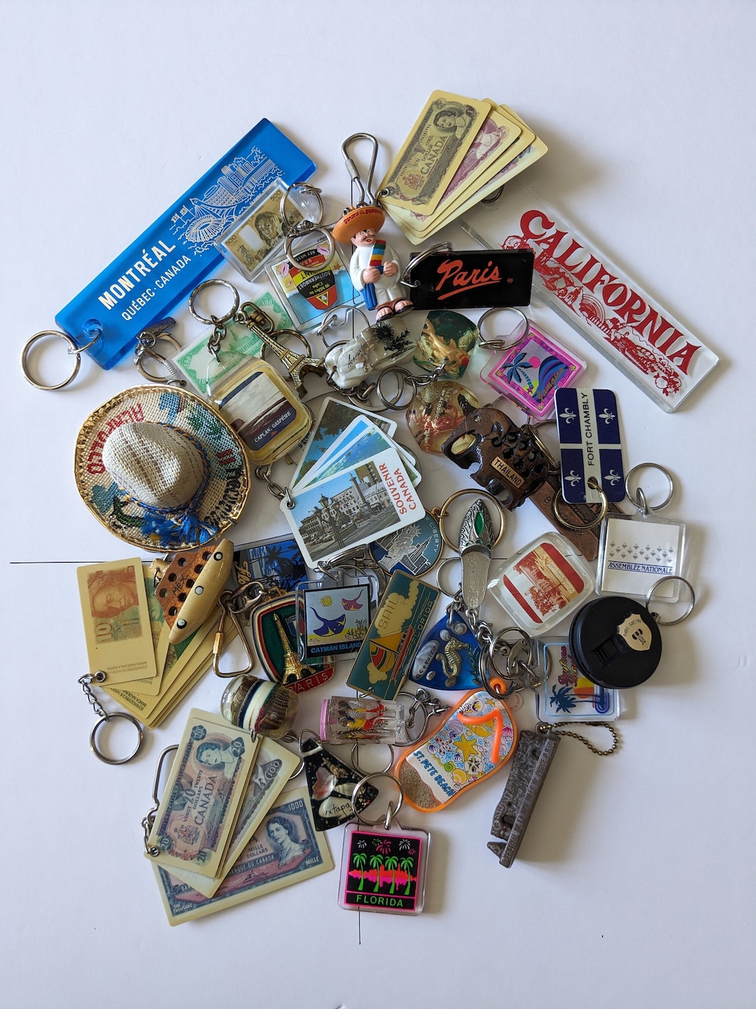 AROUND THE WORLD Part#5 Keychain Galore, Vintage 70's to 90's, Canada ...