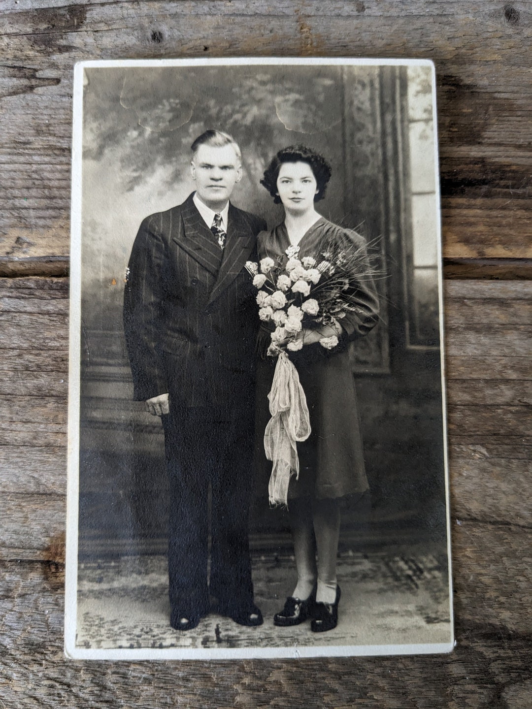 Early 1900's Picture Postcard Wedding Young Married - Etsy