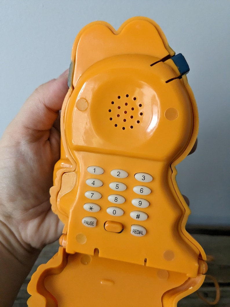 RARE 80s Garfield Flip-phone Baseball Themed TESTED and - Etsy