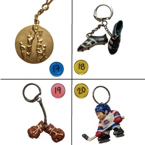 SPORTS & GAMES Keychain Galore, Vintage 70's to 90's Ski, Skate ...