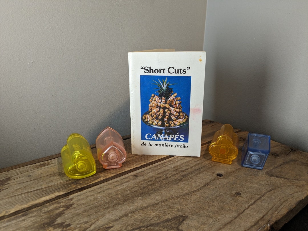 Short Cuts Canapés Maker, 70s 80s Vintage Food Cocktail Sticks ...