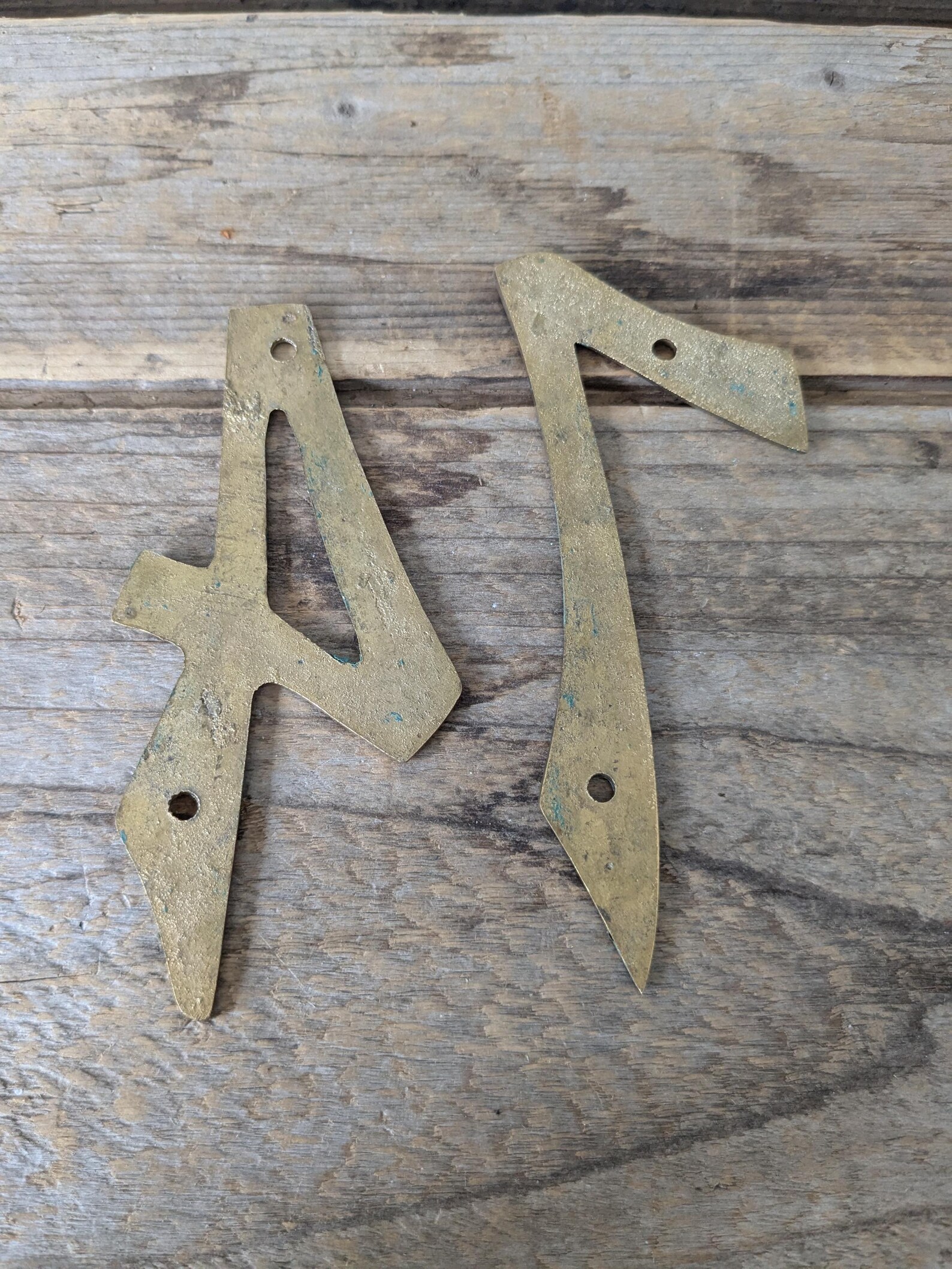 Medium 4.5'' Solid BRASS House Numbers or Wall Decor - Brass Number 0/1 ...