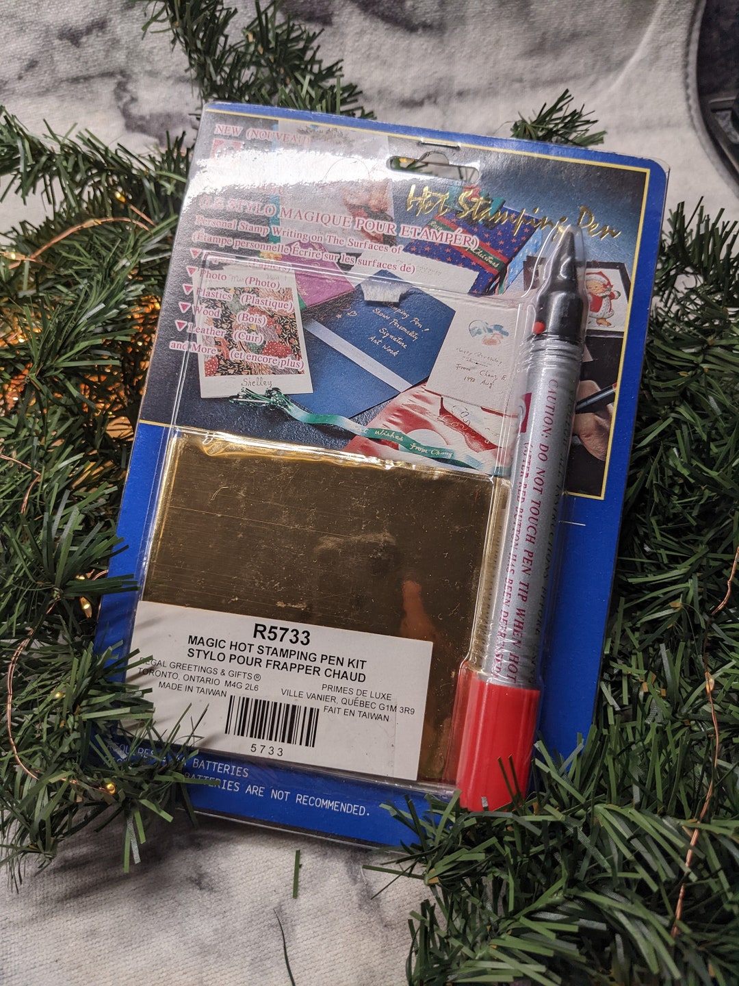 Vintage Magic Hot Stamping Pen Kit for Christmas Cards, Brand New ...