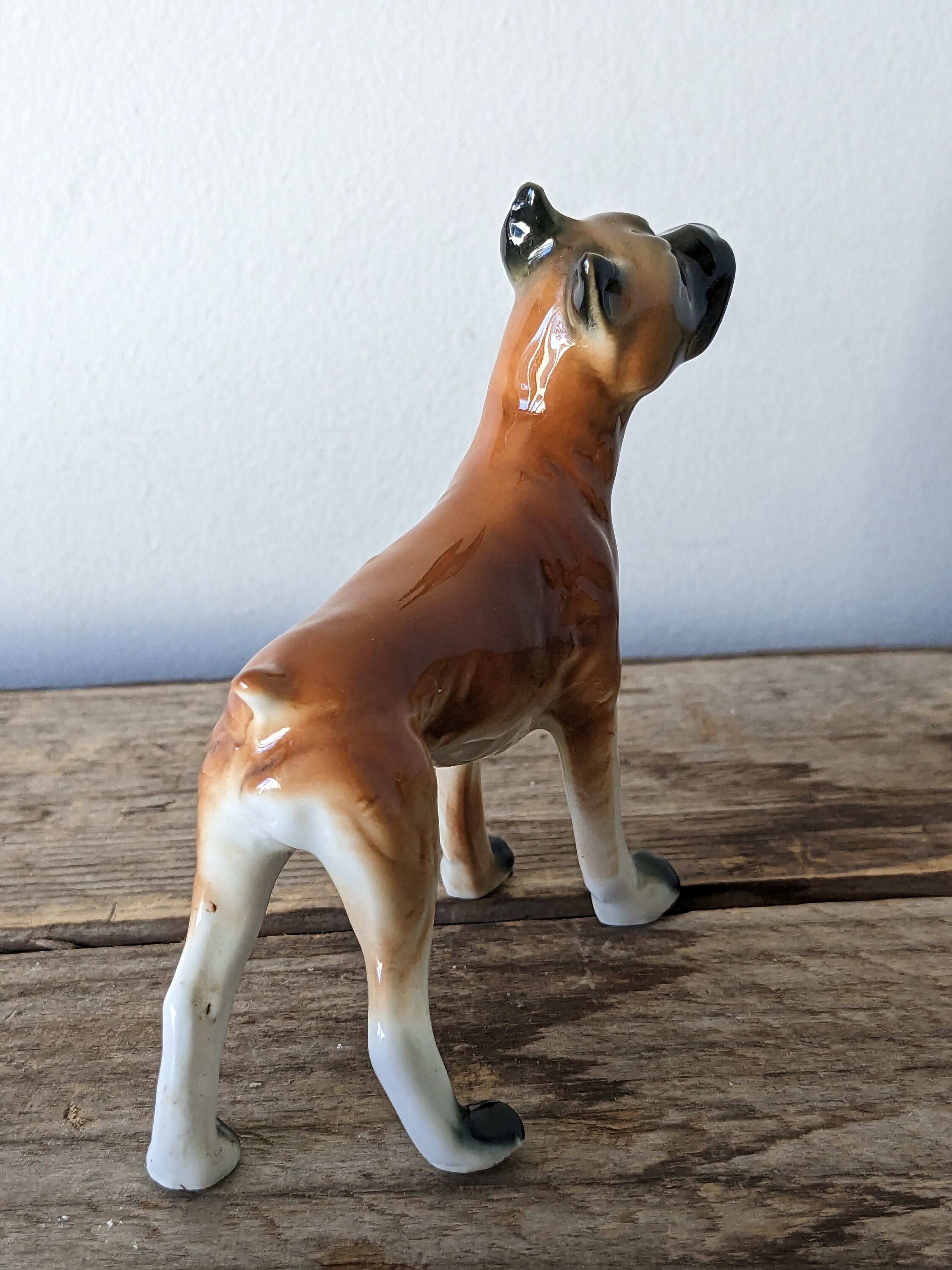 Vintage Small 3.5'' BESWICK Porcelain Dog, 1960s Boxer Figurine #3 ...