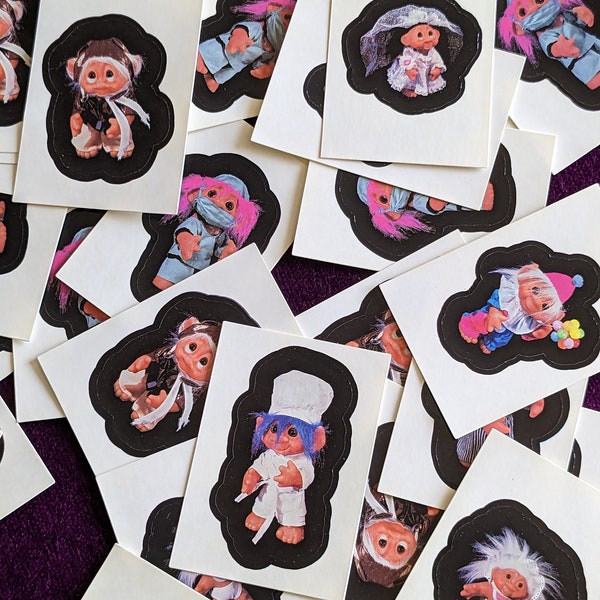 Troll Stickers - Etsy