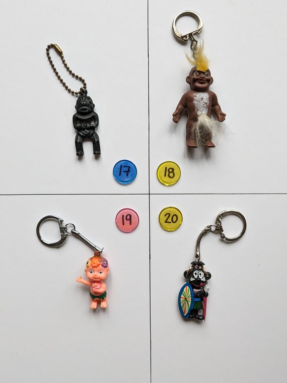 CHARACTERS #1 keychain galore, vintage 60's to 90's D… - Gem