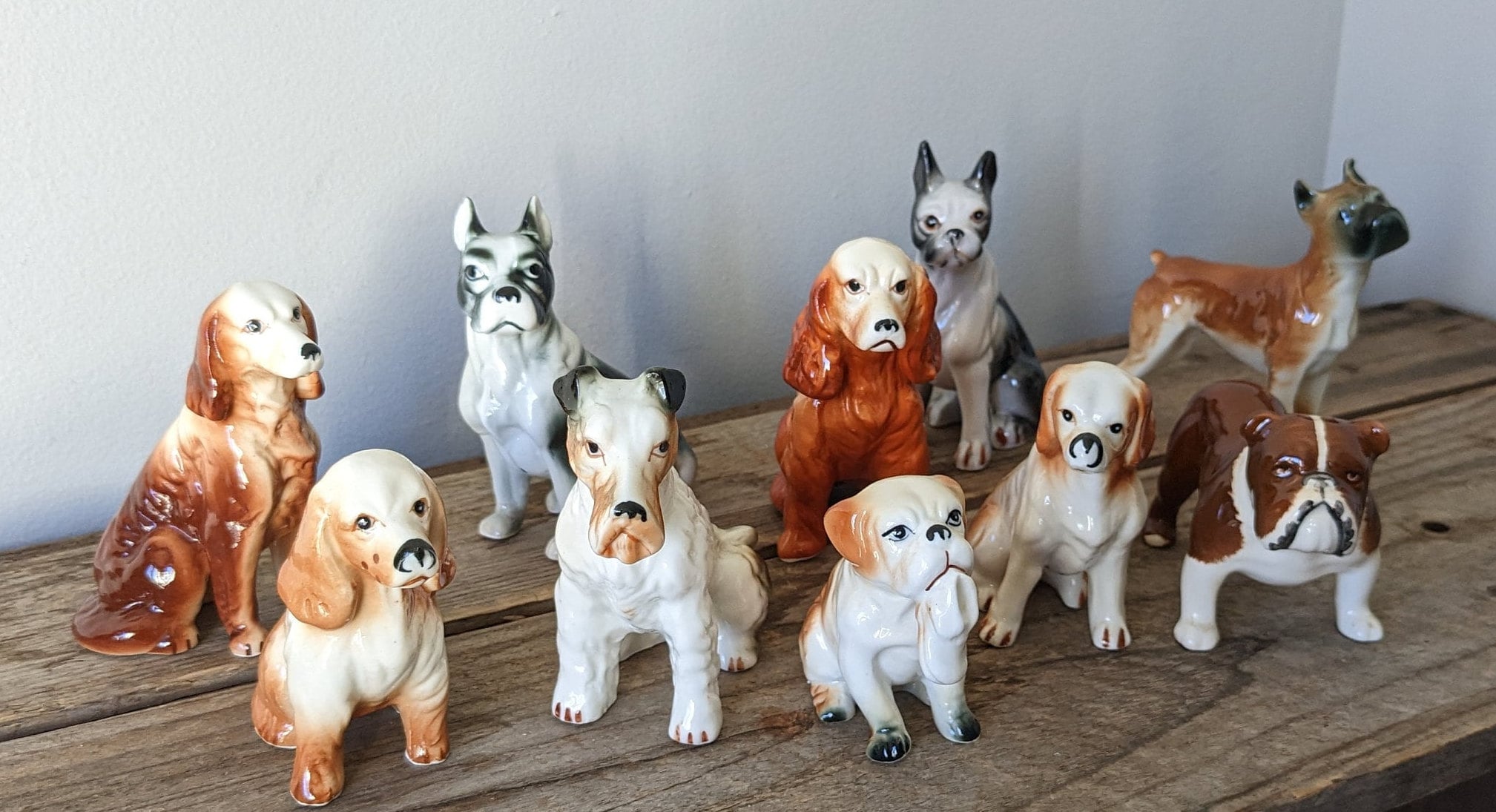 Vintage Small 3.5'' BESWICK Porcelain Dog, 1960s Boxer Figurine #3 ...