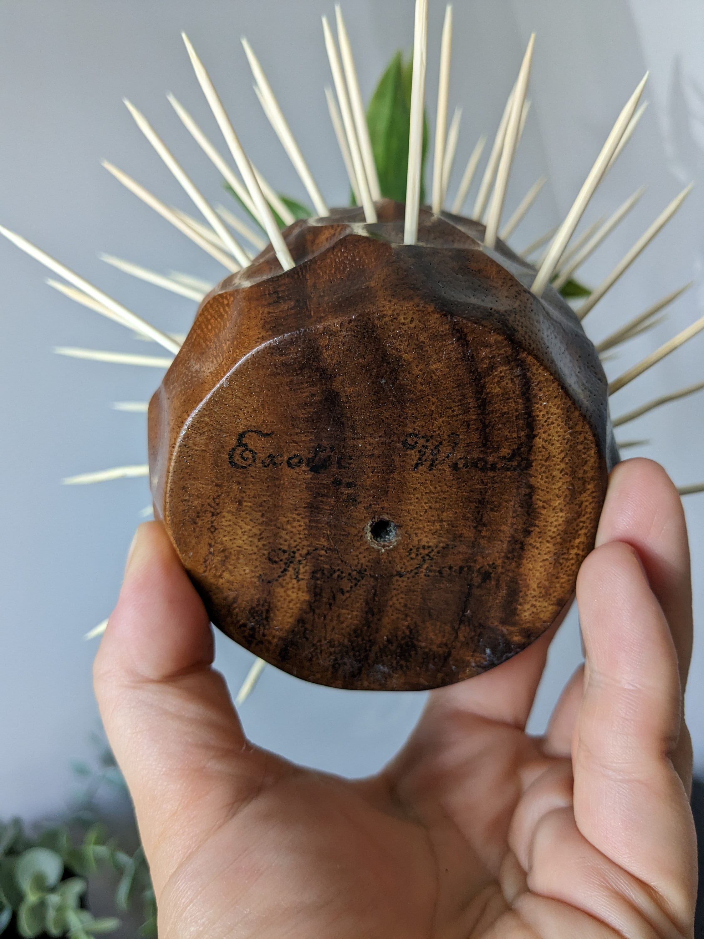 Vintage Wooden Pineapple Toothpick Holder Funny Toothpick - Etsy