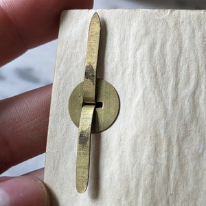 Vintage BRASS WASHERS No. 2 for Paper Fasteners, Box of 100, ''bildemup ...