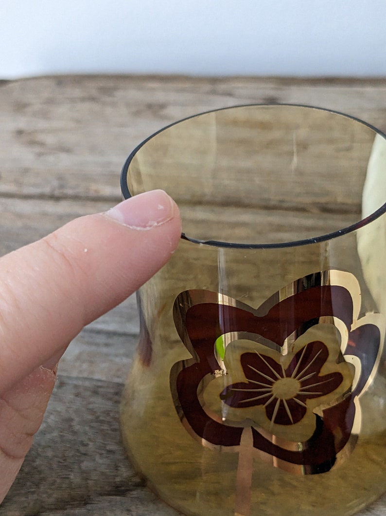 Vintage Set of 5 MCM Flower Tealights Candle Holder Mid - Etsy