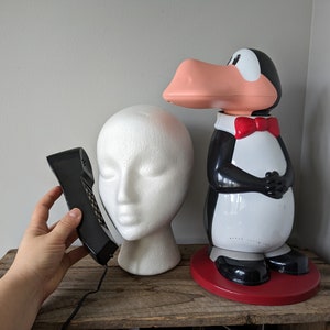 1987 Penguin OPUS TYCO Phone, Penguin Turns His Head When You Answer ...