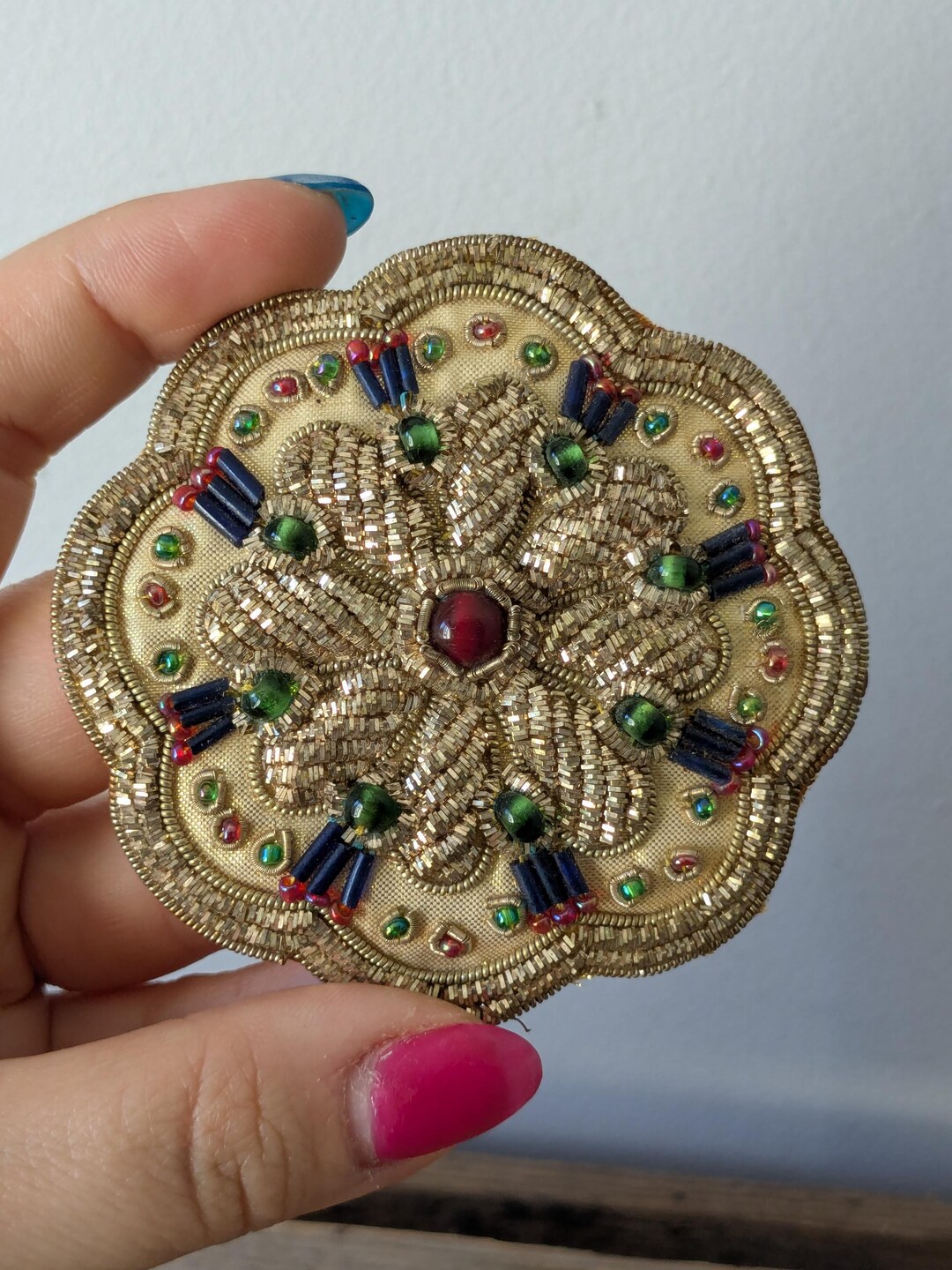 Italian Military Bullion Patches Set of 2, Antique Victorian Shield ...