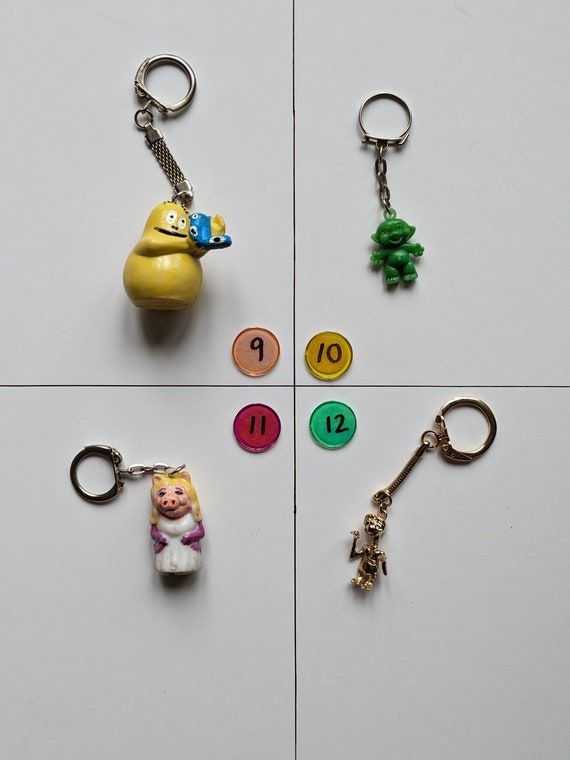 CHARACTERS #1 keychain galore, vintage 60's to 90's D… - Gem
