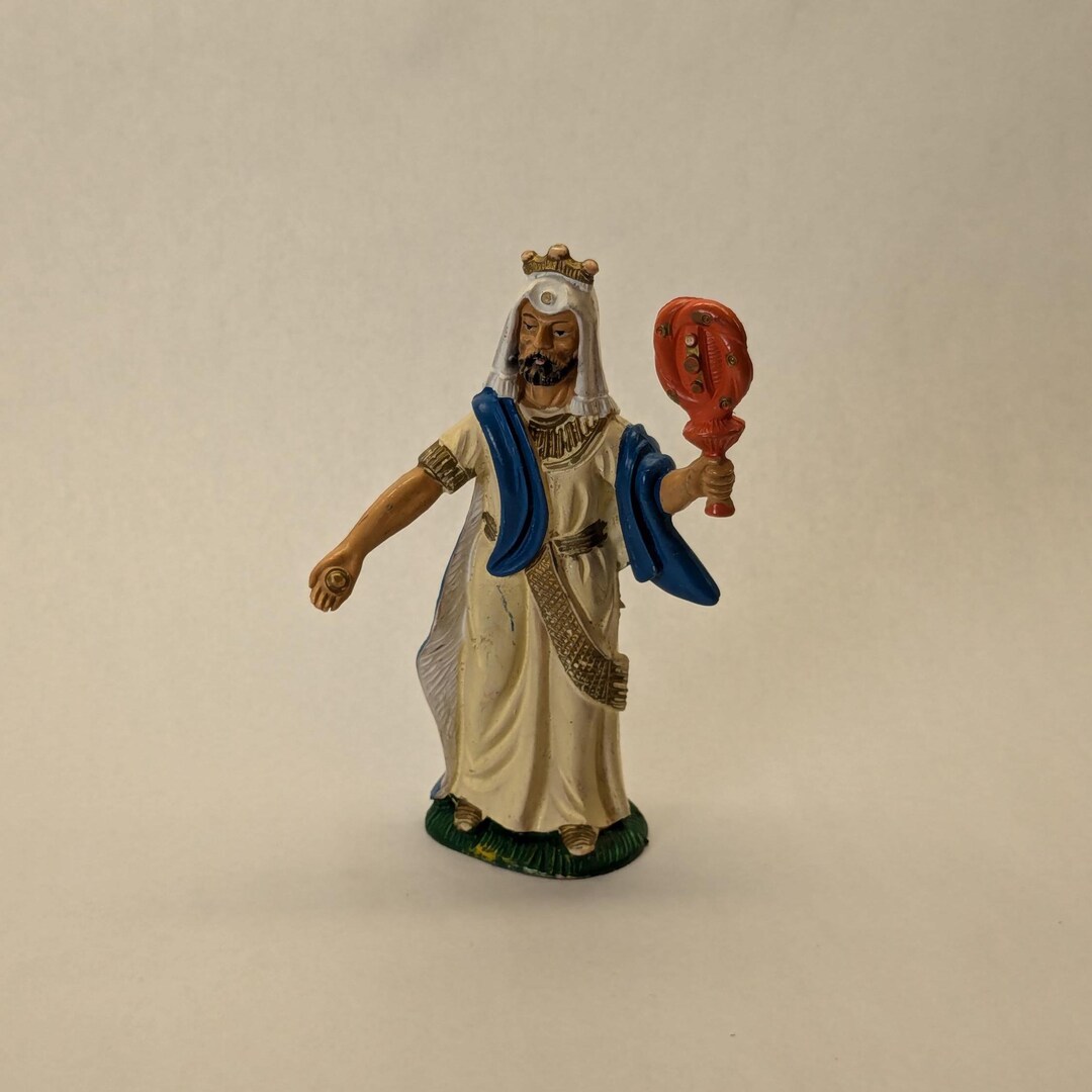 1950's Italian Molded Plastic WISEMEN Melchior 5'', Made in Italy ...