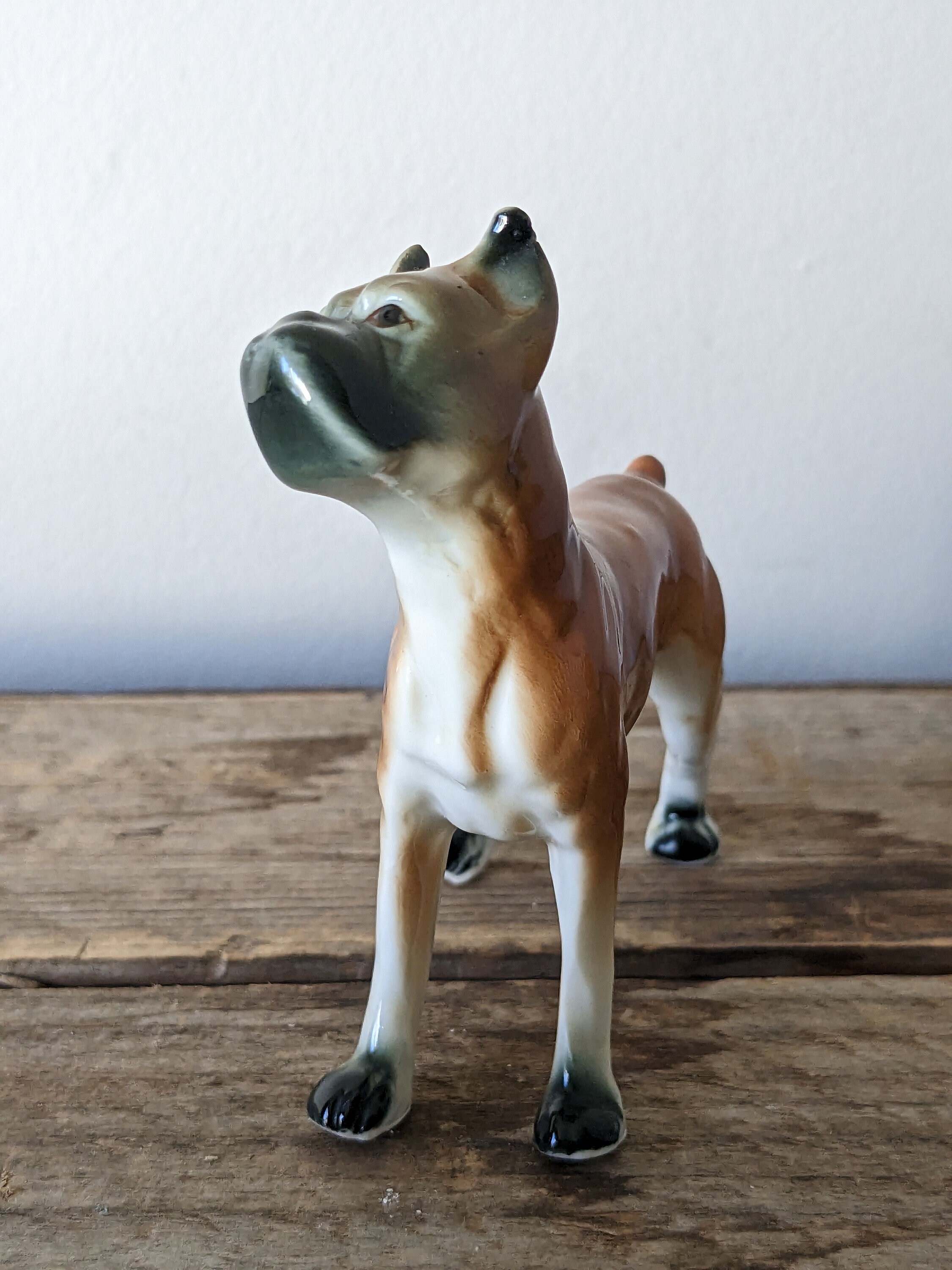 Vintage Small 3.5'' BESWICK Porcelain Dog, 1960s Boxer Figurine #3 ...