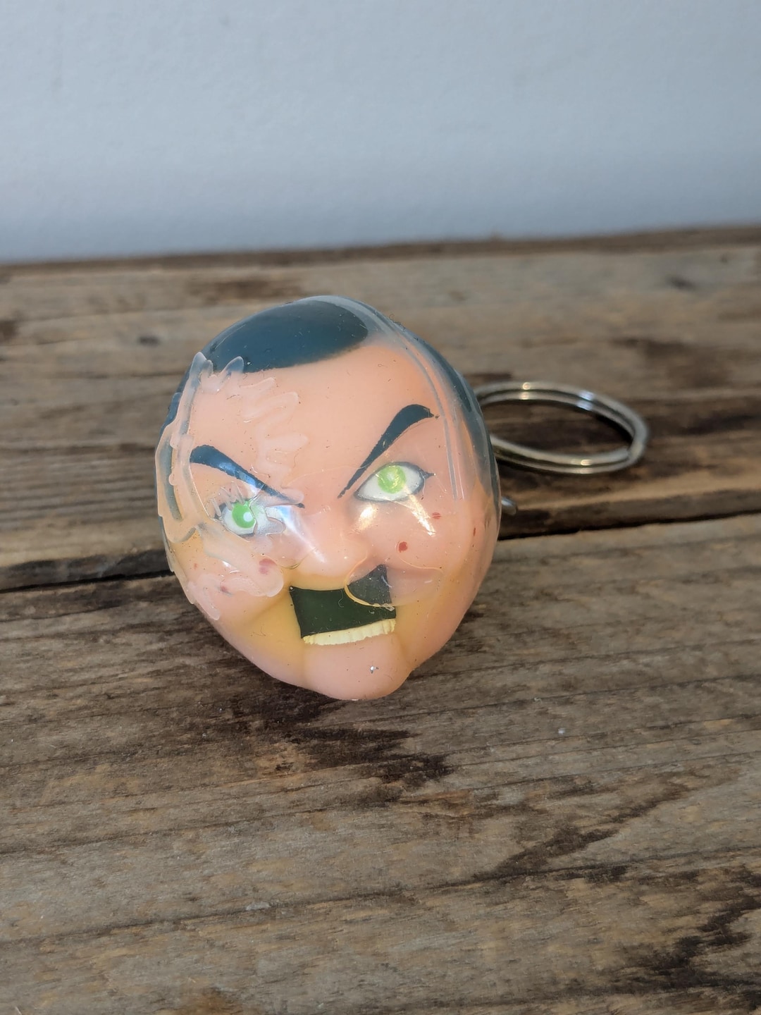 1996 - Rare GURGLIN Goosebumps Slappy the Dummy Keychain - Squishy - Etsy