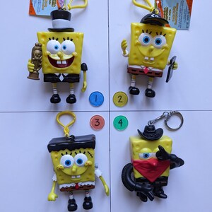 CHARACTERS #2 Keychain Galore, Vintage 80's to 2000's, Sponge Bob ...