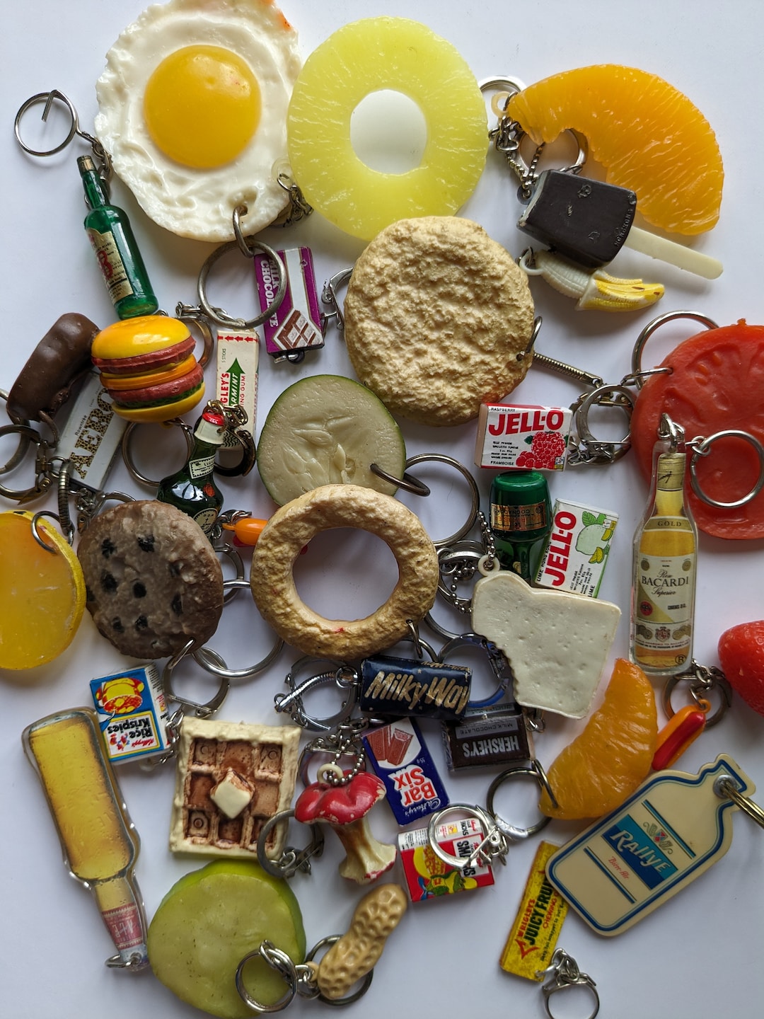 FOOD & DRINKS Keychain Galore, Vintage 70's to 90's Fruits, Beverages ...