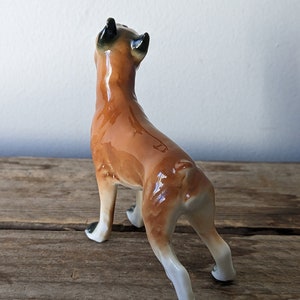 Vintage Small 3.5'' BESWICK Porcelain Dog, 1960s Boxer Figurine #3 ...