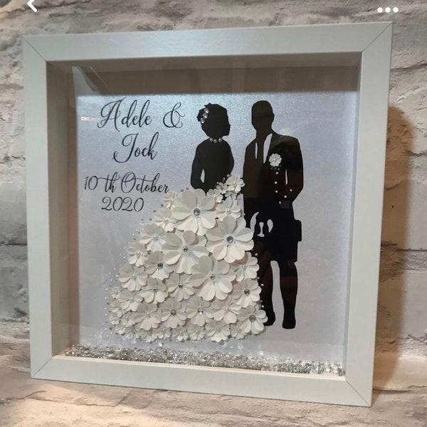 Wedding Shadow Box - Etsy