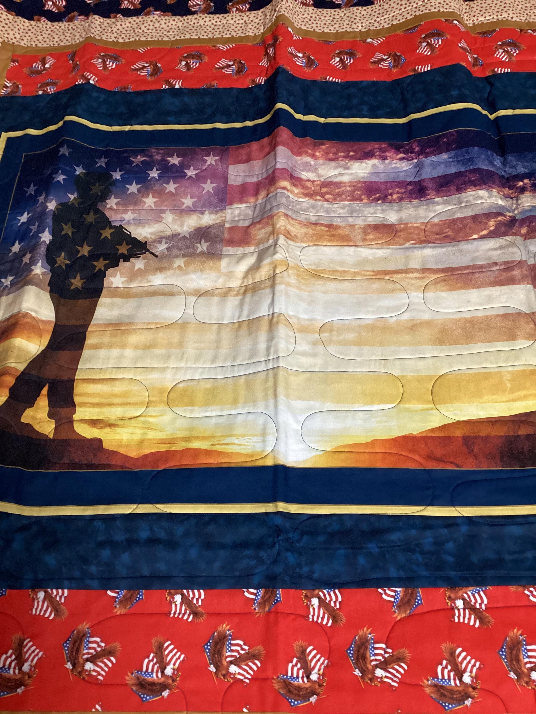 The Defender Veteran Military Hero Handmade Lap Quilt - Etsy