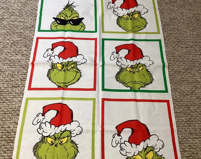 Many Faces of the Grinch That Stole Christmas Panel by Robert Kaufman ...