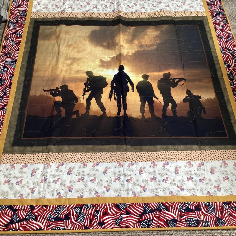 Military Quilts - Etsy