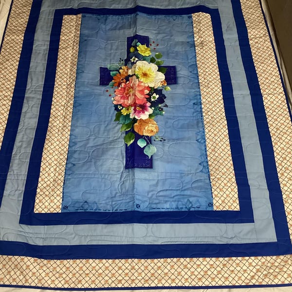 Religious Quilt - Etsy
