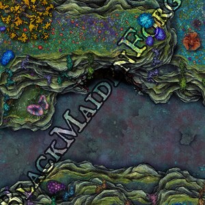 Battle Maps-the Fey Wild Camps and Caves - Etsy