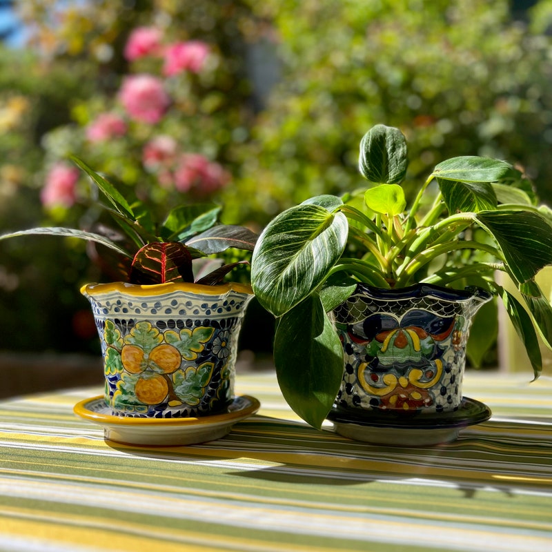Mexican Pottery Planter - Etsy