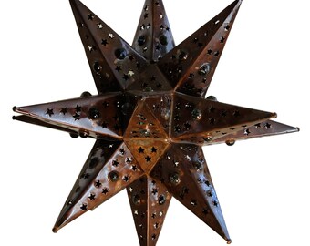 Mexican Tin Star Ornaments - Etsy