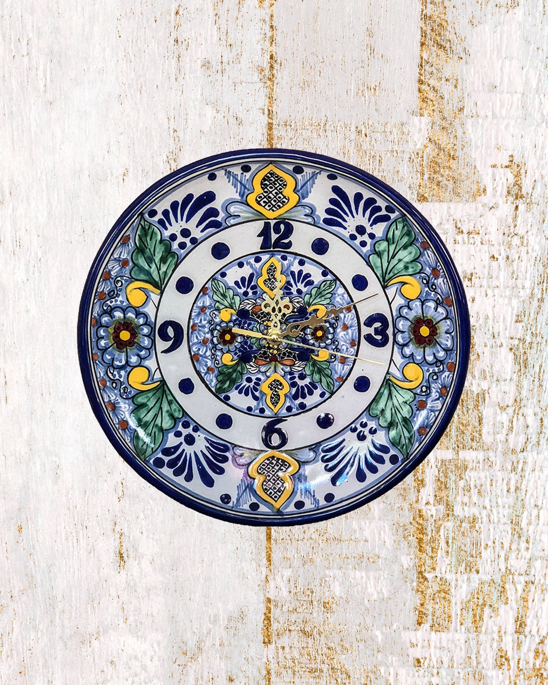 Colorful Talavera Clocks 2- 30cm - Etsy