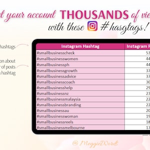 List of Instagram Hashtags for Designers and Creators, Social Media SEO ...