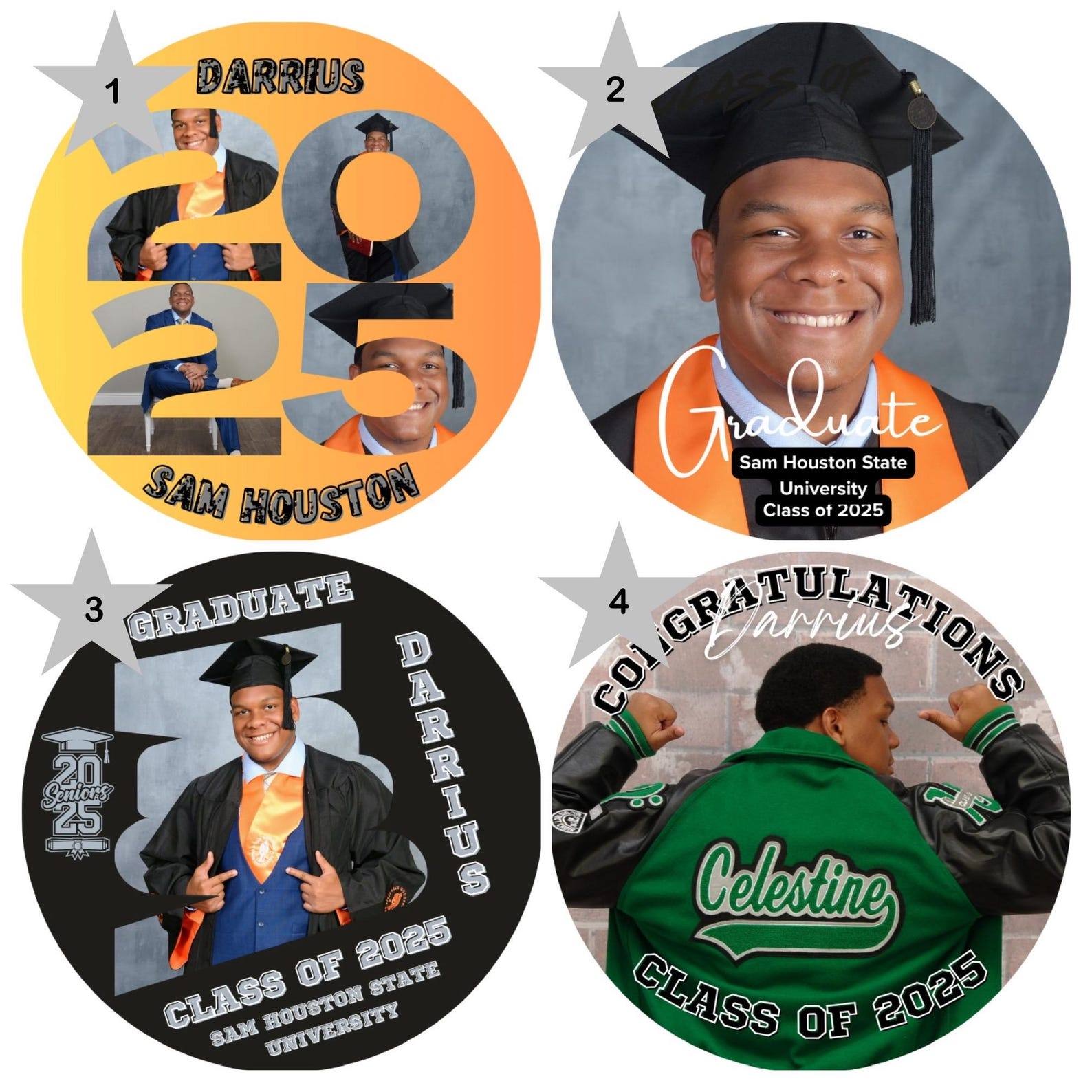 Graduation Buttons, Custom Graduation Pins, Spirit Buttons, Grad Pins ...