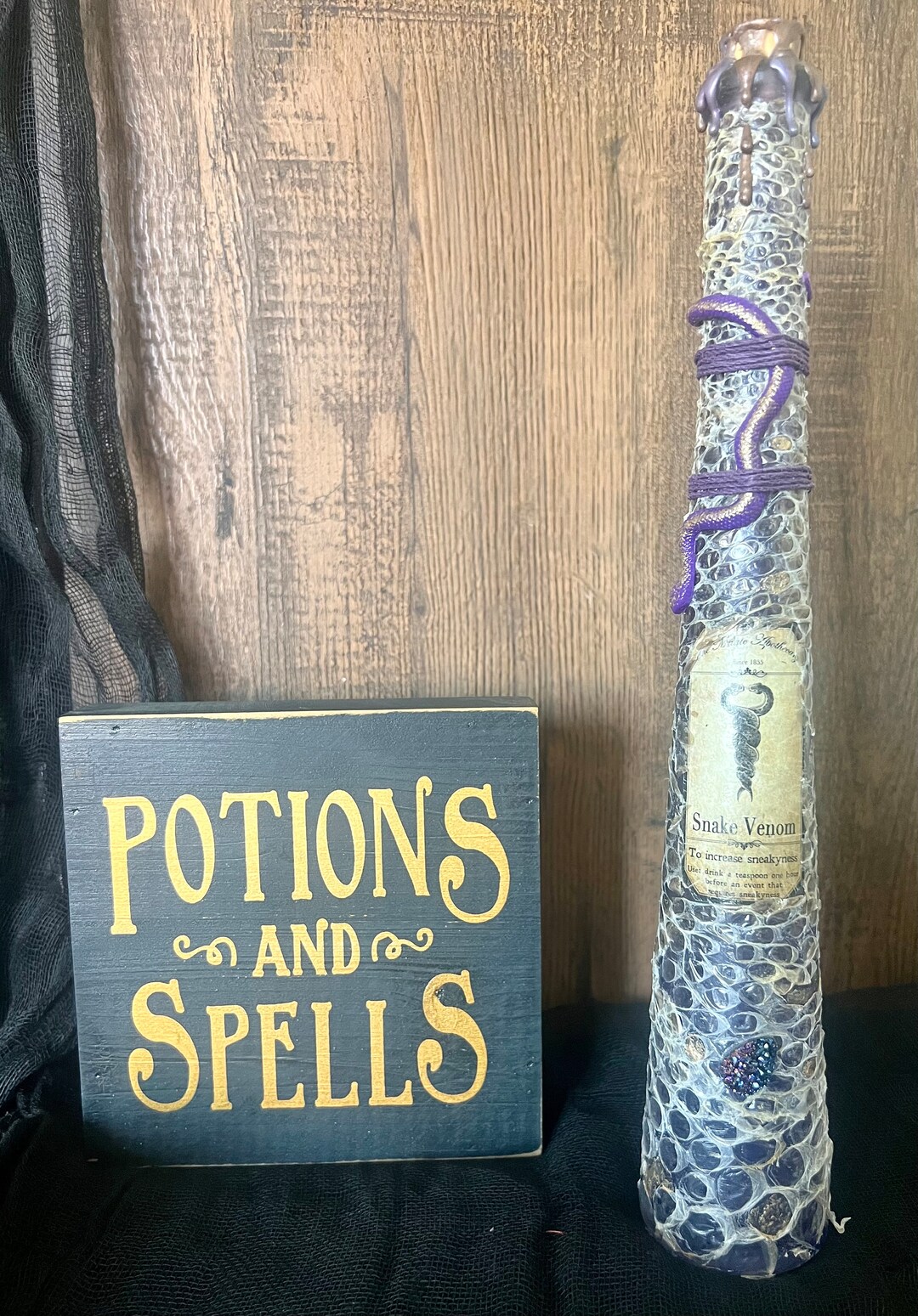 Snake Venom Witch Potion Bottle - Etsy