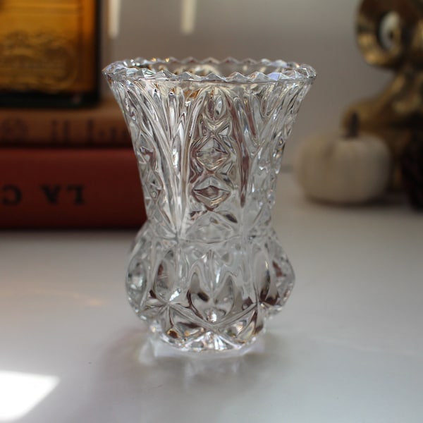 Princess House Crystal Flower Vase - Etsy