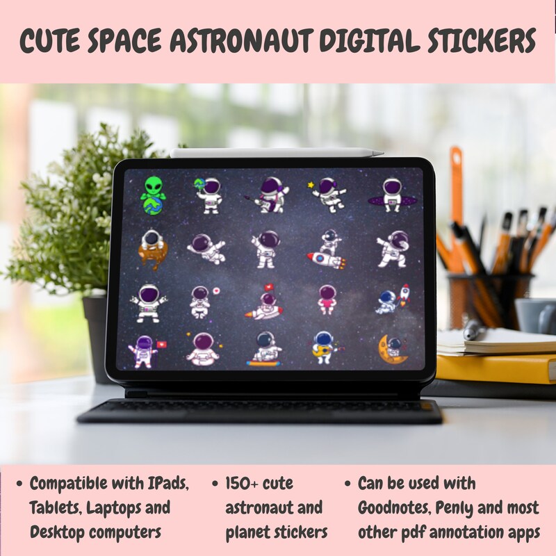 Space Stickers - Etsy