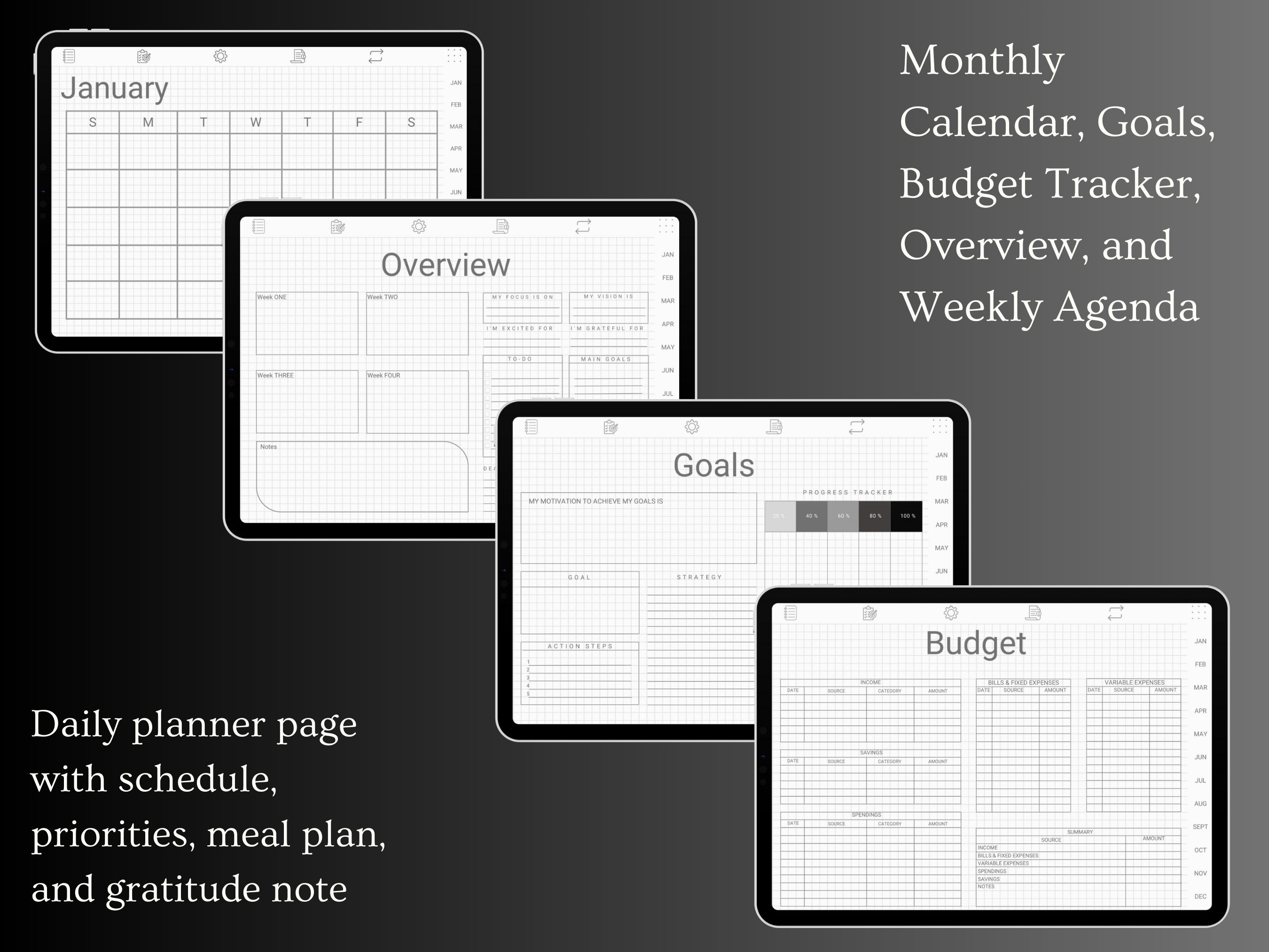 Ultimate Engineers Digital Planner, Undated Digital Planner for ...