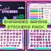GAMING DIGITAL STICKERS - Digital Stickers for Digital Planners, Gaming ...
