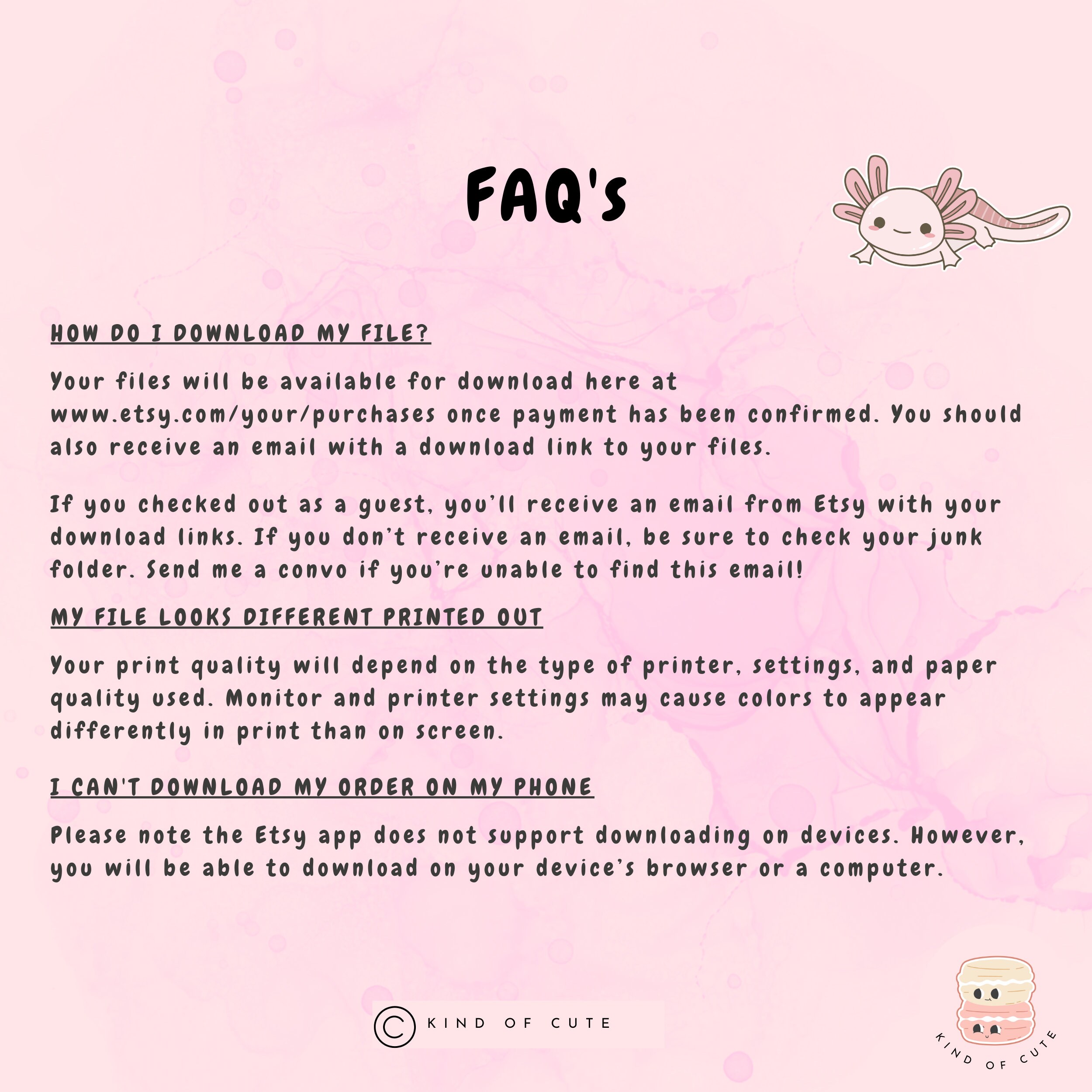 Cute Pink Stickers Digital Download - Pink Digital Stickers, Digital ...