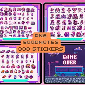 GAMING DIGITAL STICKERS - Digital Stickers for Digital Planners, Gaming ...