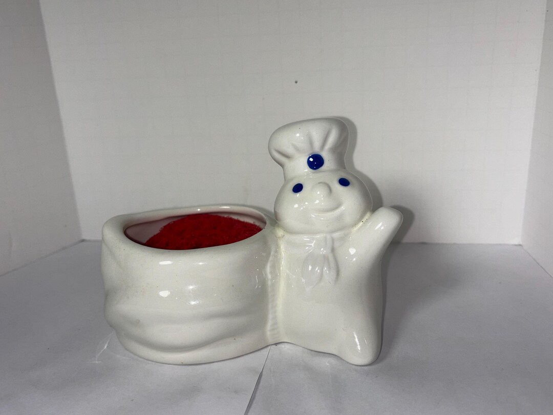 1997 Benjamin & Medwin Pillsbury Doughboy Scrubber Holder Detailed ...