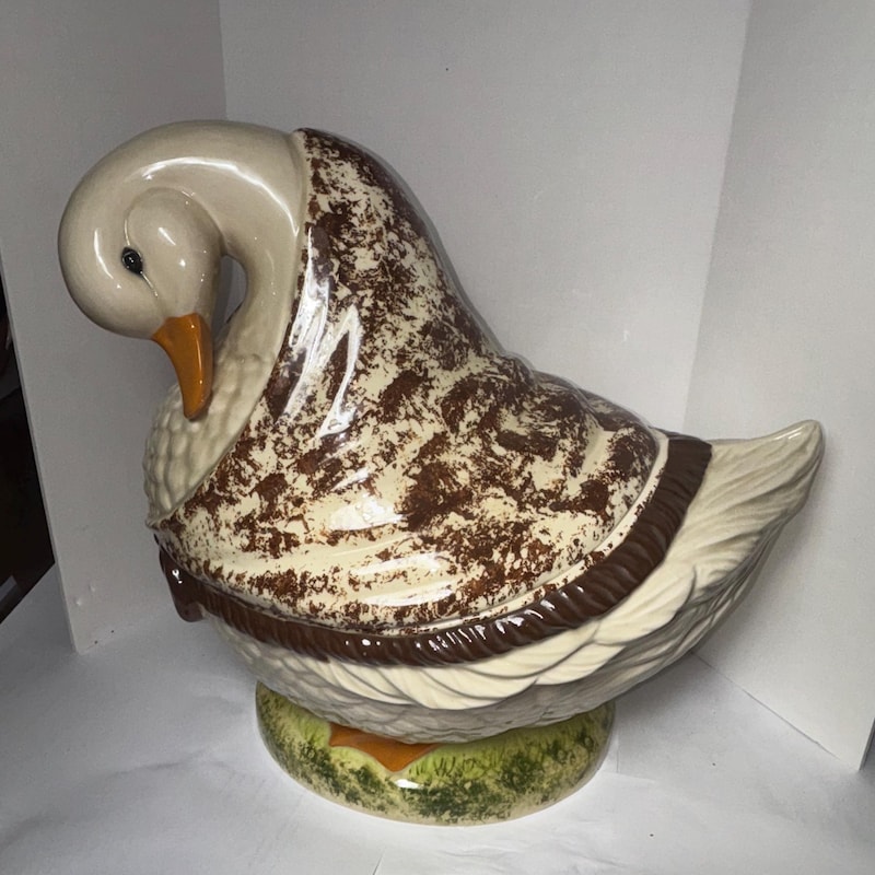 Goose Cookie Jar - Etsy