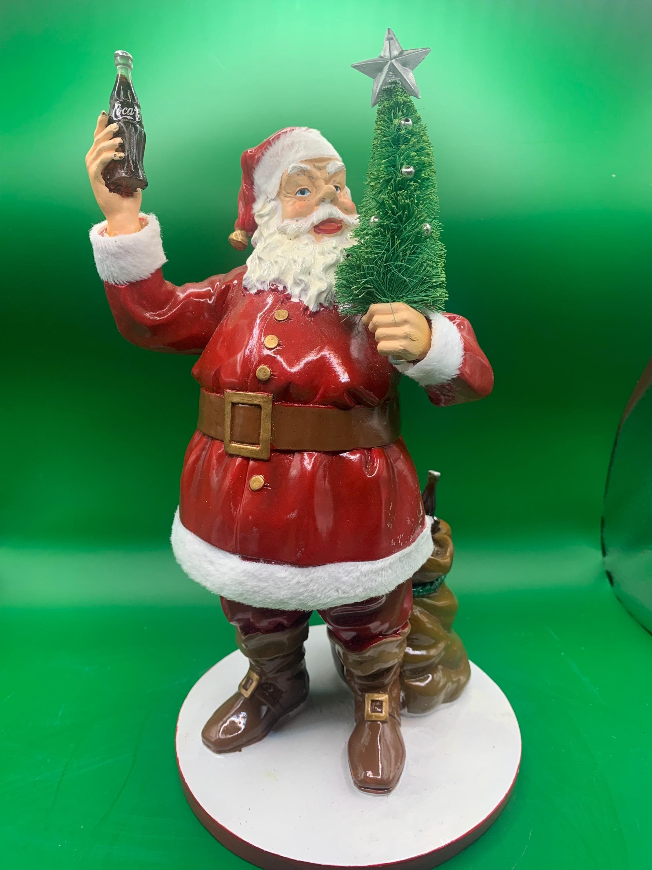 Coke a Cola Santa Clauses Figure - Etsy