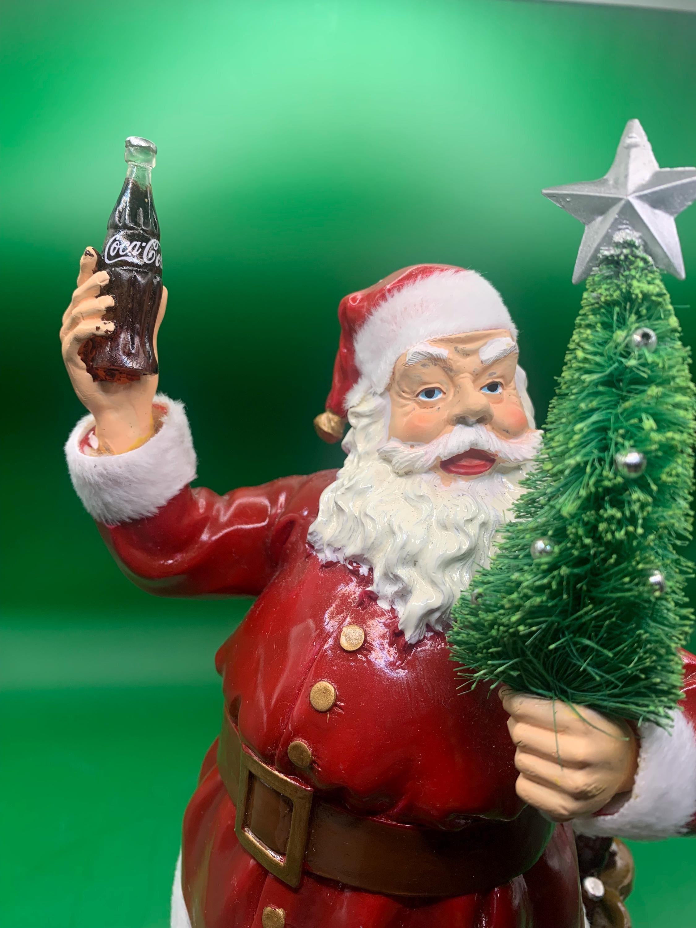 Coke a Cola Santa Clauses Figure - Etsy